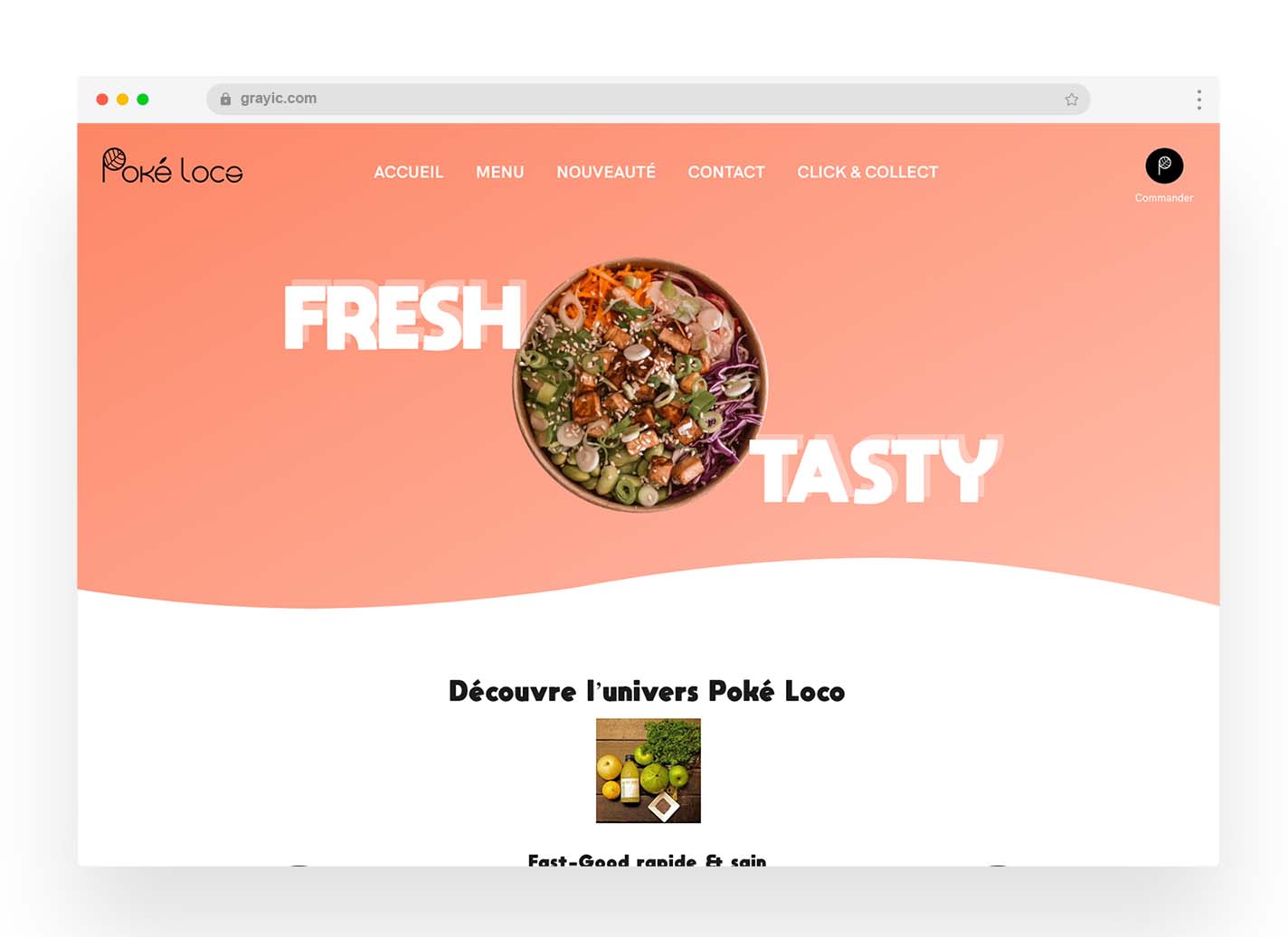 Poké loco Identité de marque | Agence 33 degrés